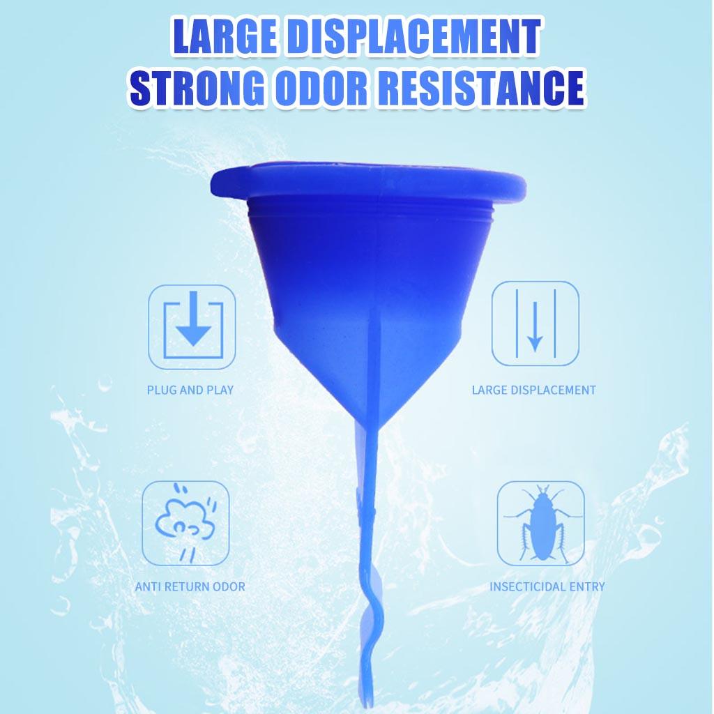 Kitchen Bathroom Deodorant Filter Silicone Shower Plug Sink Bathroom ...