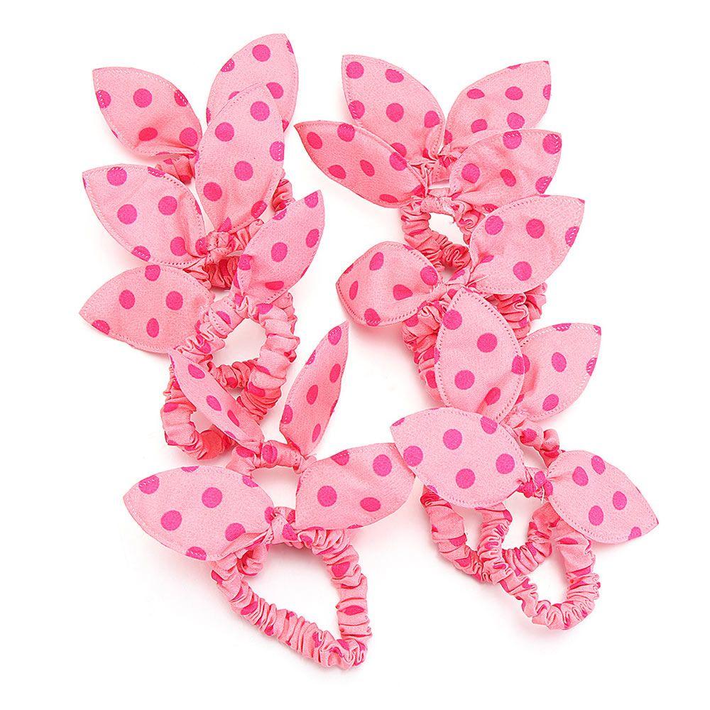 Cheap Cute Bunny Ear Hair Ring Elastic Hair Accessories Rubber Band ...