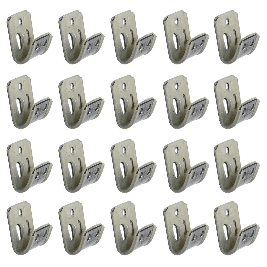 Satın alın 20Pcs Upholstery Spring Clip Corners Bracket Fixing Clip ...
