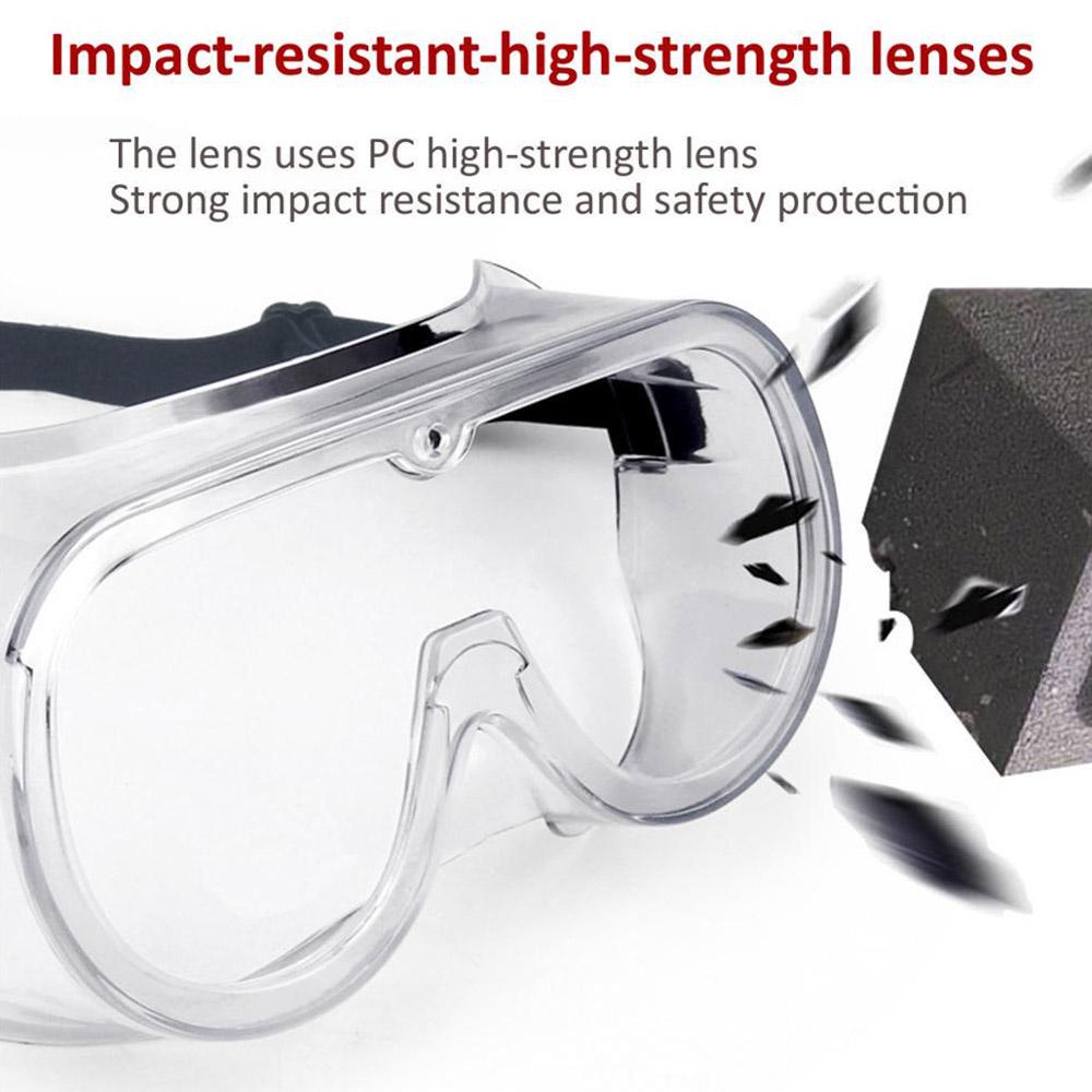 Buy 10pcs Protective Safety Glasses Work Anti Dust Eye Anti-Fog Saliva ...