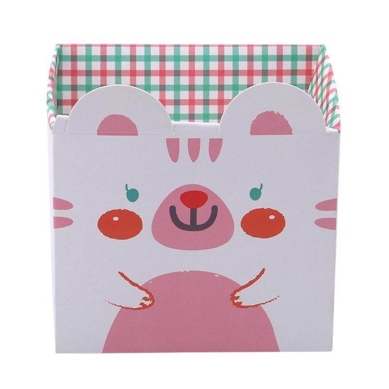 Buy Home Supplies Cute Desk Organizer Cartoon Stationery Storage Box at ...