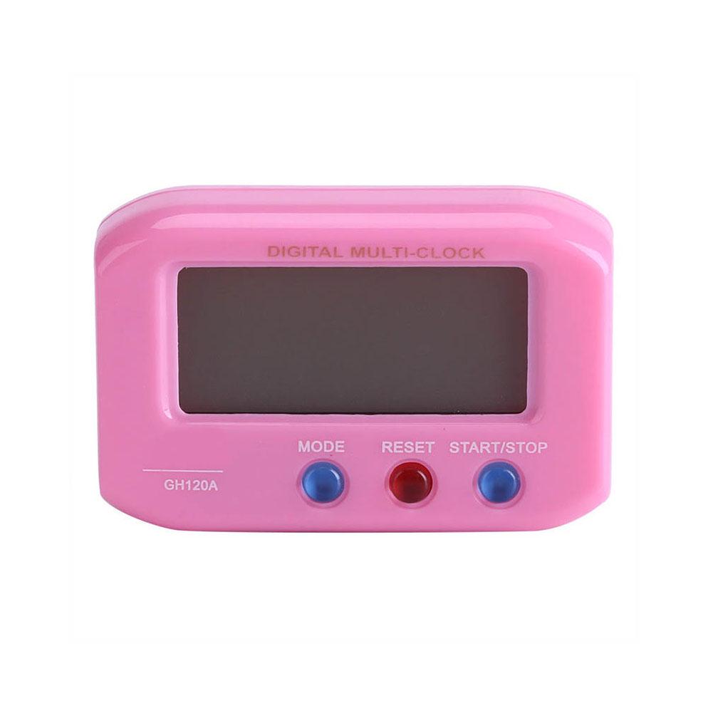 & Stop Small Clock LCD Time Portable Snooze Light Alarm Date Digital ...