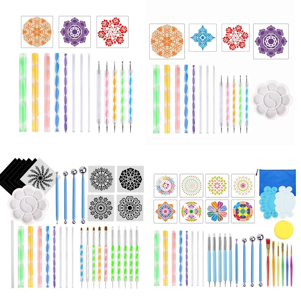 Buy Painting Tool Set Reusable Unique DIY Stippling Equipment Kit at ...