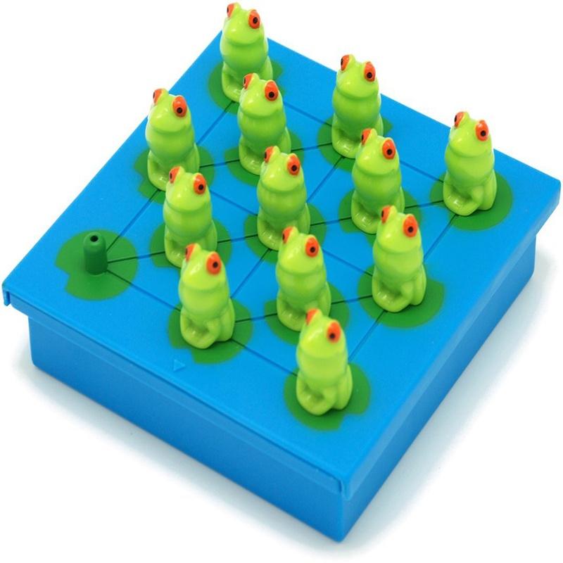 Buy Fun Children Puzzle Frog Checkers Jump 40 Pass Think Desktop Game ...