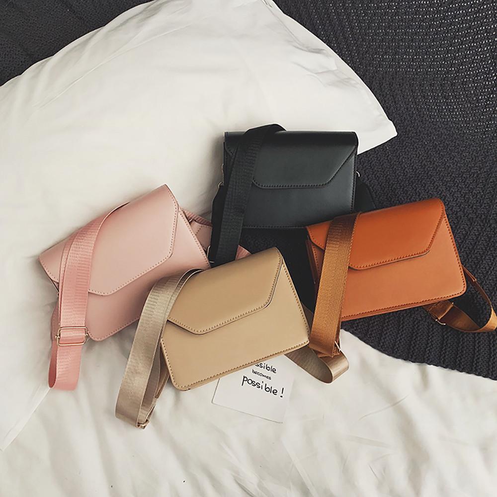 Buy Fashion Women Retro Port Wind Bag Versatile Crossbody Wide Shoulder ...