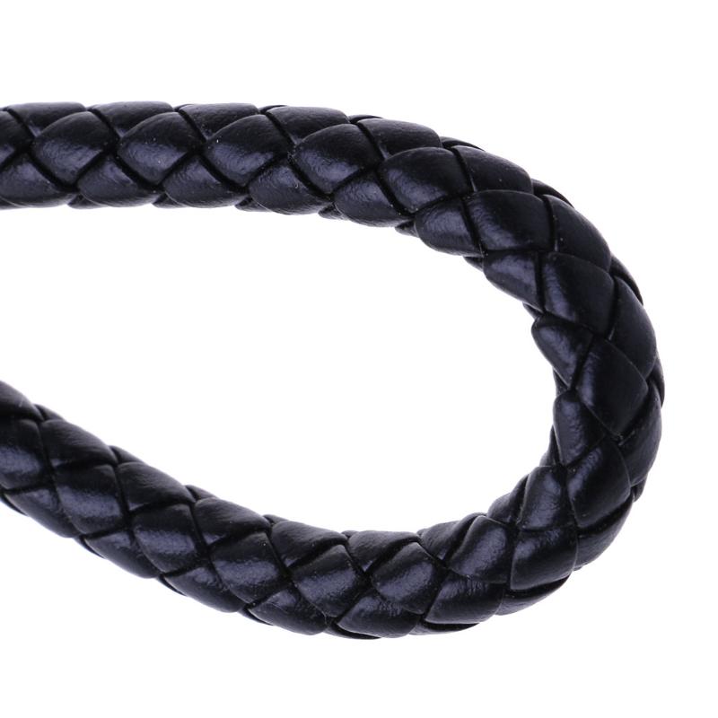 Buy Pu Leather String Car Style Key Chain Braided KeyRing Universal ...
