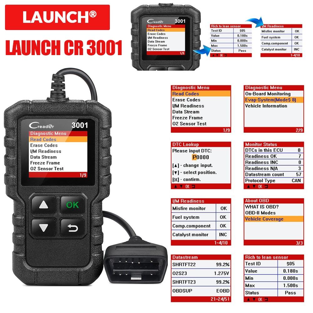 High Quality Launch CR3001 OBD2 Auto Car Diagnostic Scanner Tool Car ...