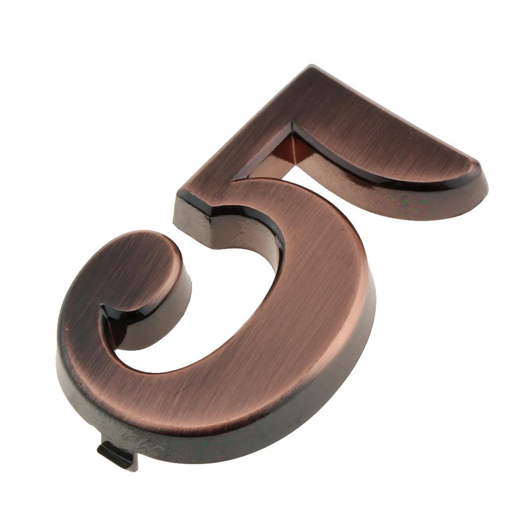 Cheap ABS Plastic House Door Number Sign Plaque DIY Digit 0 to 9 | Joom