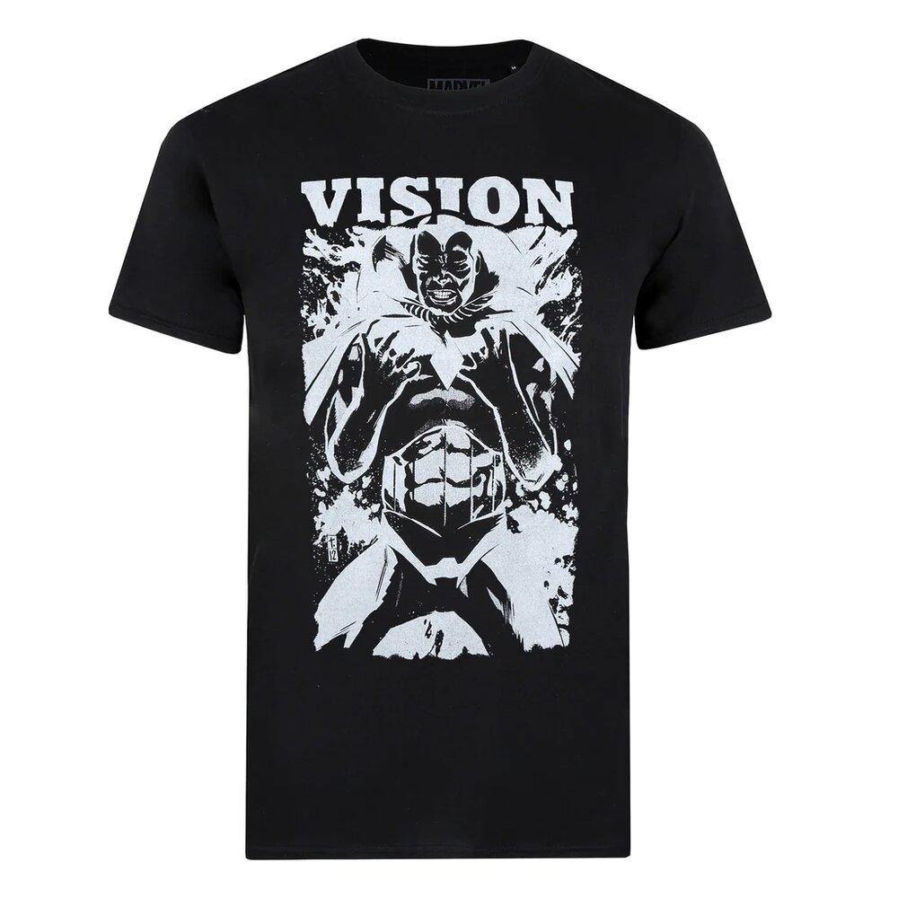 Buy Marvel Mens Vision Monochrome T-Shirt at affordable prices — free ...
