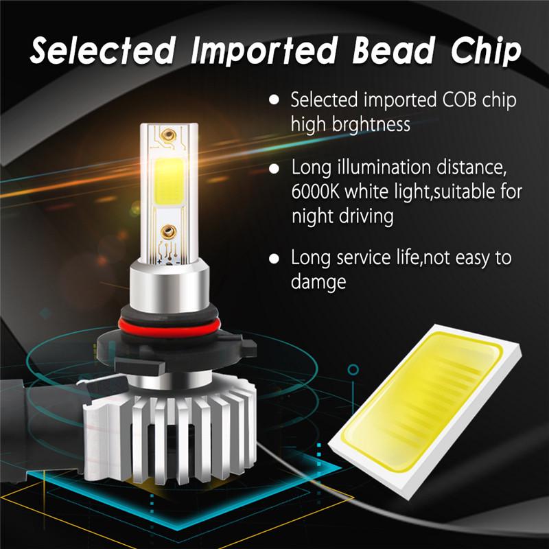 Buy 2 X 9006 HB4 LED Headlight Conversion Kit COB Bulb 100W 26000LM ...