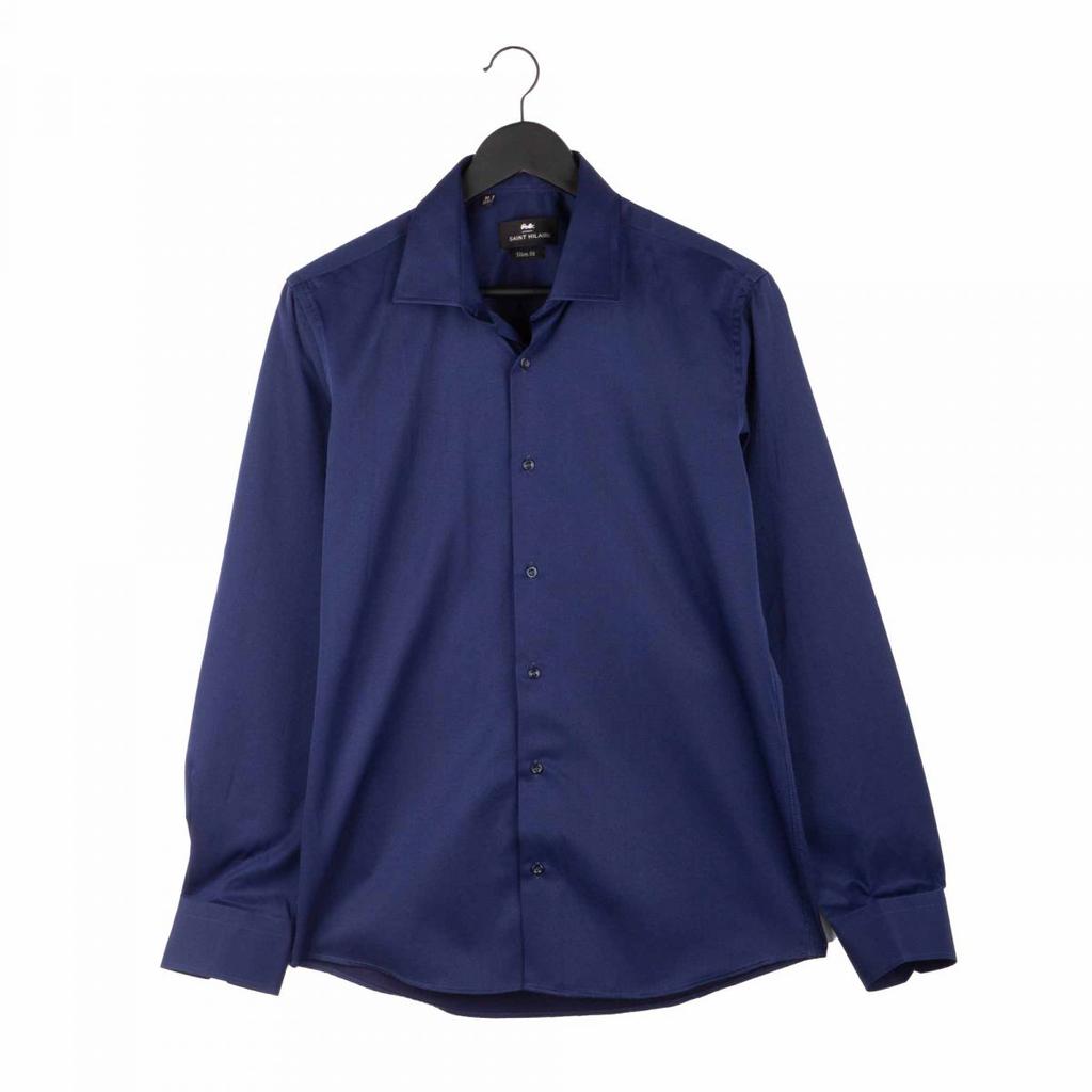 Buy Long Sleeved Thin Cotton Shirt Slim Fit For Men St Hilaire At Affordable Prices — Free