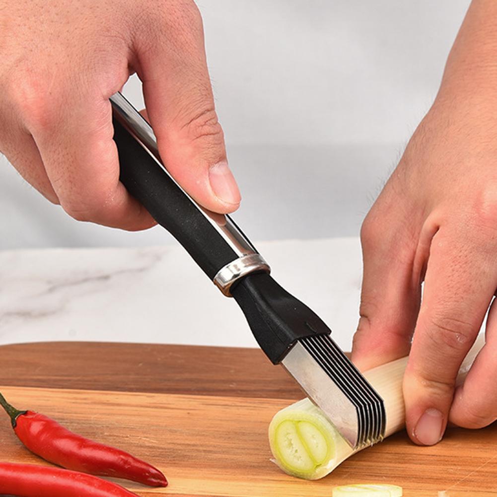 Cheap Multifunctional Stainless Steel Shallot Knife Slicer Cutter ...