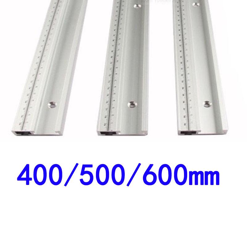 Buy Aluminium Alloy 400/500/600mm T Track T-Slot Slider Miter Jig Tools ...