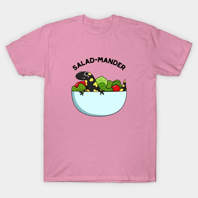 Buy T Shirt Women Salad Mander Animal Pun Harajuku Print Kawaii Tshirt ...
