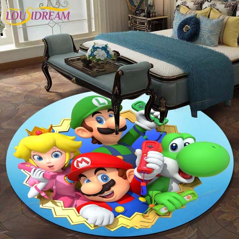 Buy Round Carpet for Living Room Rugs Bedroom Children Carpet Bath Mat ...