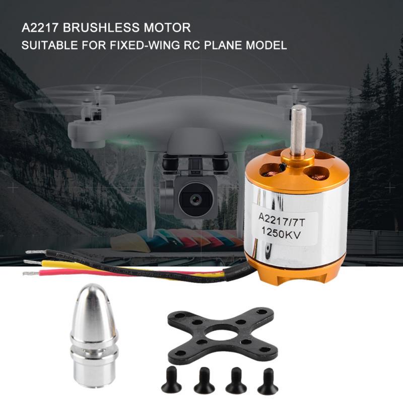 Buy A2217 Brushless Motor RC Fixed Wing Drone Motor 1250KV Big Thrust ...