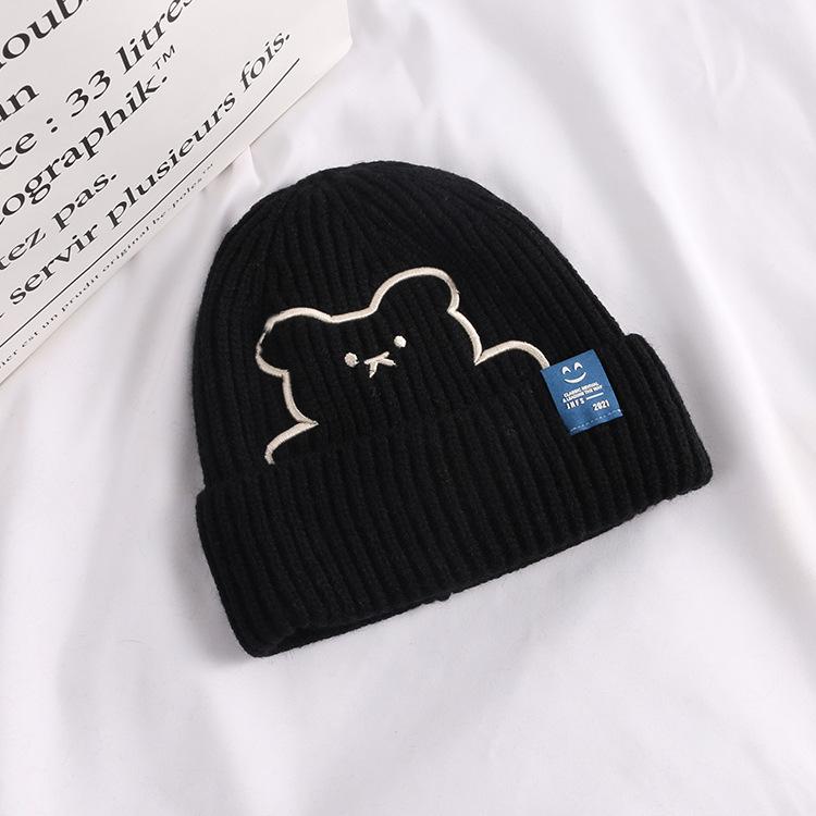 Buy Simple Hat Women's Winter Warm Woolen Cap Earmuffs at affordable ...