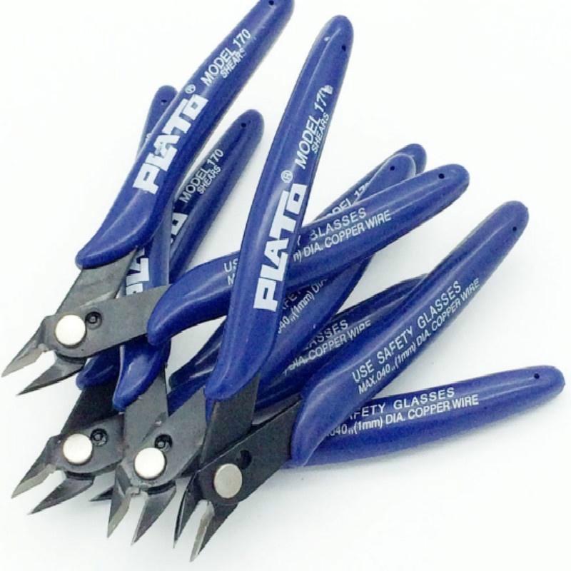 Buy Electrical Wire Cable Cutter Cutting Plier Side Snips Flush Pliers ...