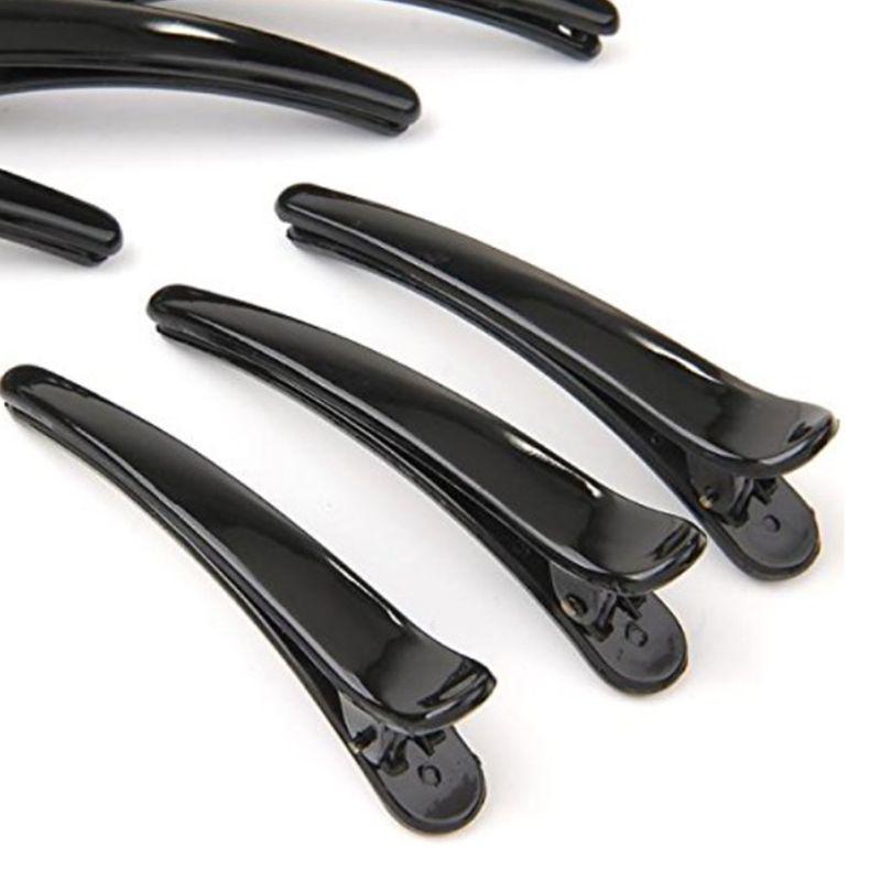 Cheap 1Pc Women Girls Black Plastic Single Prong Hair Clip Professional ...