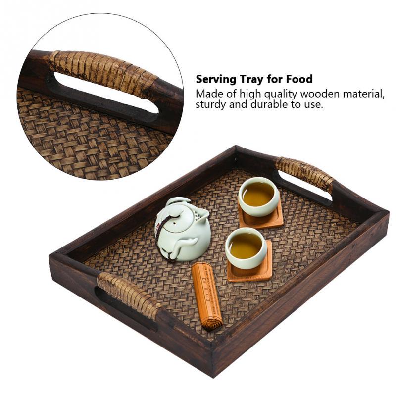 Multi-purpose Serving Tray Plate for Tea Set Fruits Candies Food Home ...