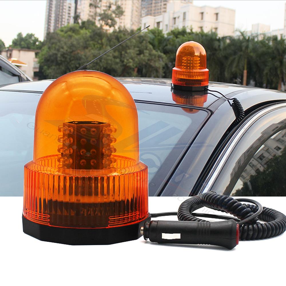 Cheap LED 12V 24V Red Yellow Blue Car Vehicle Police Beacon Light ...