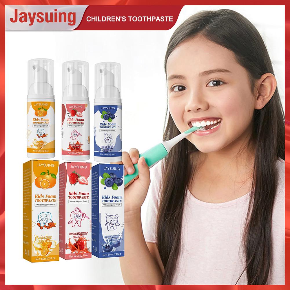 Buy Kids Foam Toothpaste Prevent Tooth Decay Protect Gums Stain Removal ...