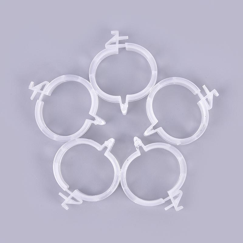 Buy 50/100Pcs Reusable Plastic Plant Support Clips Clamps Hanging Vine ...