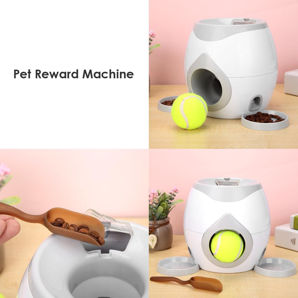 Buy Tennis Ball Machine Fetch And Treat Food Reward Interactive Dog Toy ...