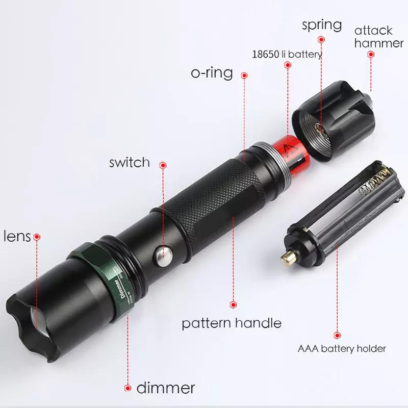 Satın alın Led Charging Zoom Aluminum Alloy Outdoor Waterproof Strong ...