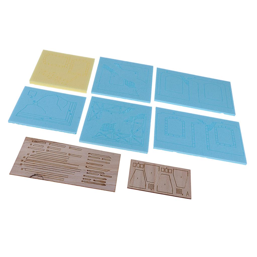 Buy 1:35 Scale Military Building Model Kits World War II Ruins House ...