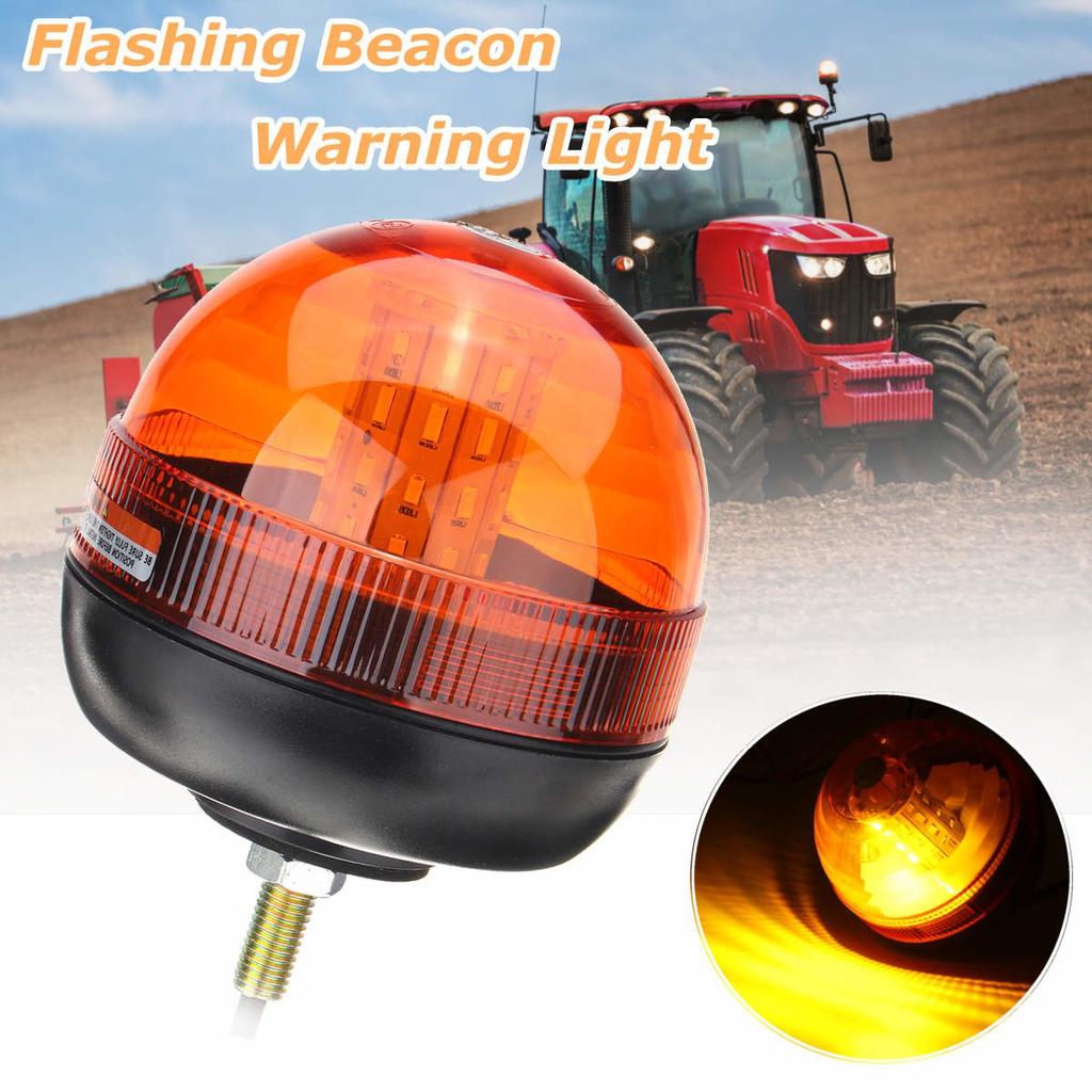 1pcs 40-LED Roof Rotating Flash Amber Beacon Strobe Tractor Warning ...