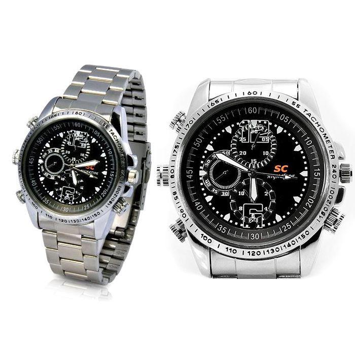Buy Spy Camera Watch Silver 8 Go USB Waterproof Motion Detector ...