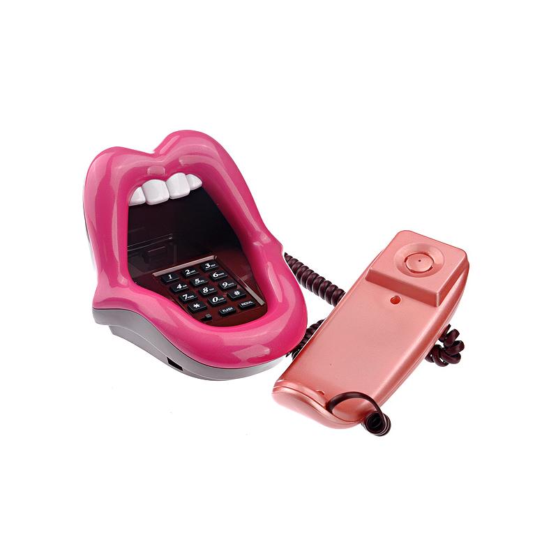 Buy AR-5056 Super Mouth Tongue Style Novelty Wired Telephone with Phone ...