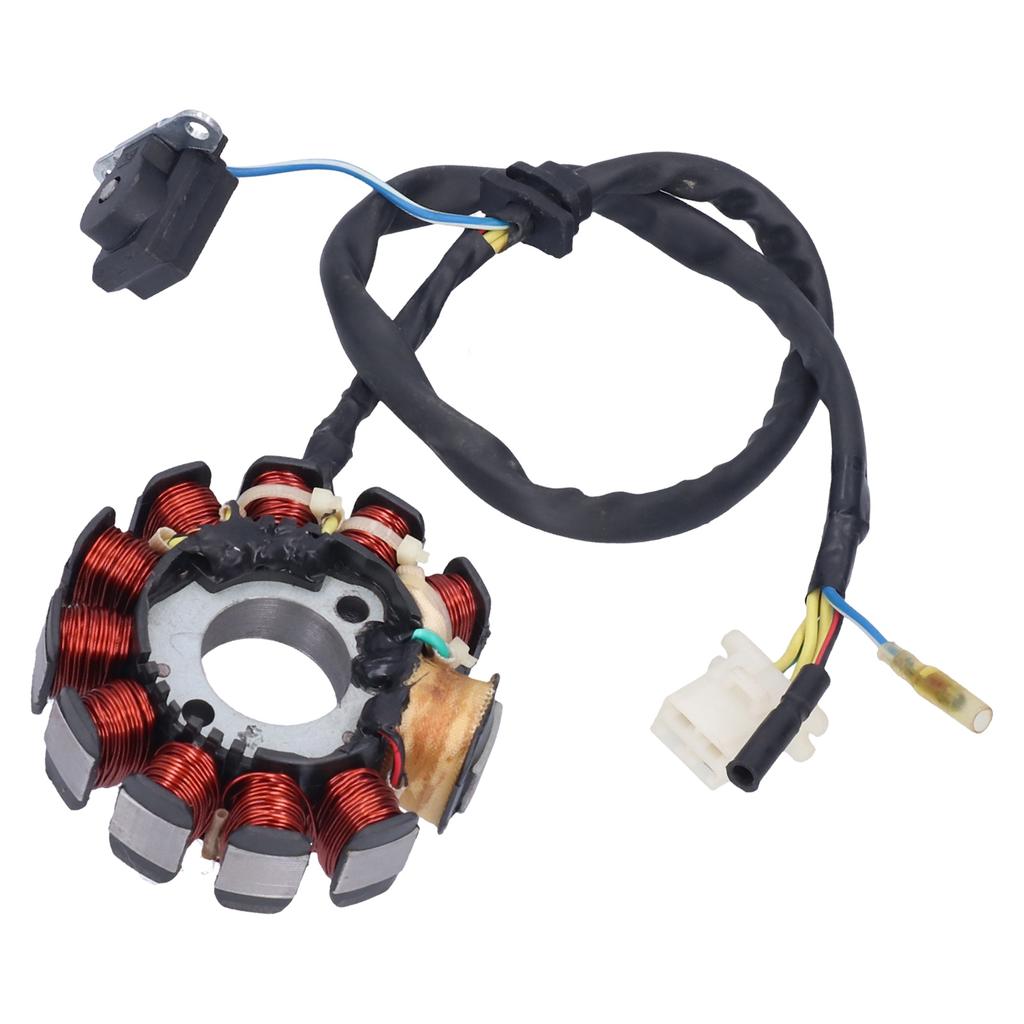Buy Motorcycle Starter Stator 11 Coils Replacement for GY6 125cc 150cc ...