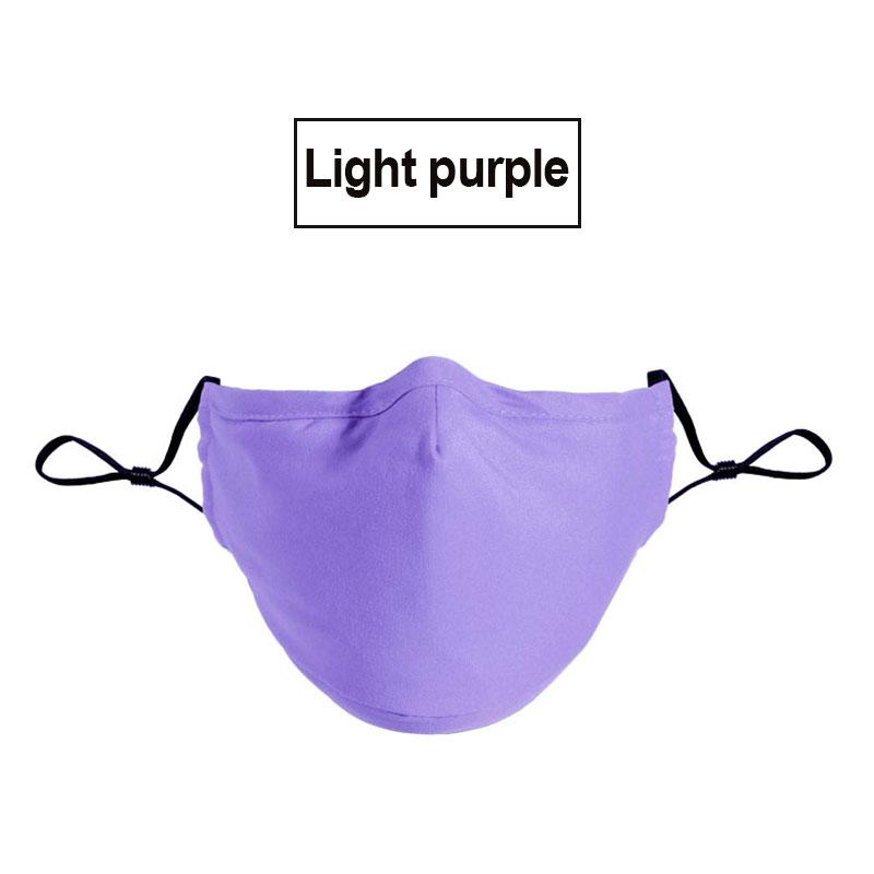 Buy Unisex Outdoor Face Masks Adjustable Cloth Masks Solid Mouth Caps ...