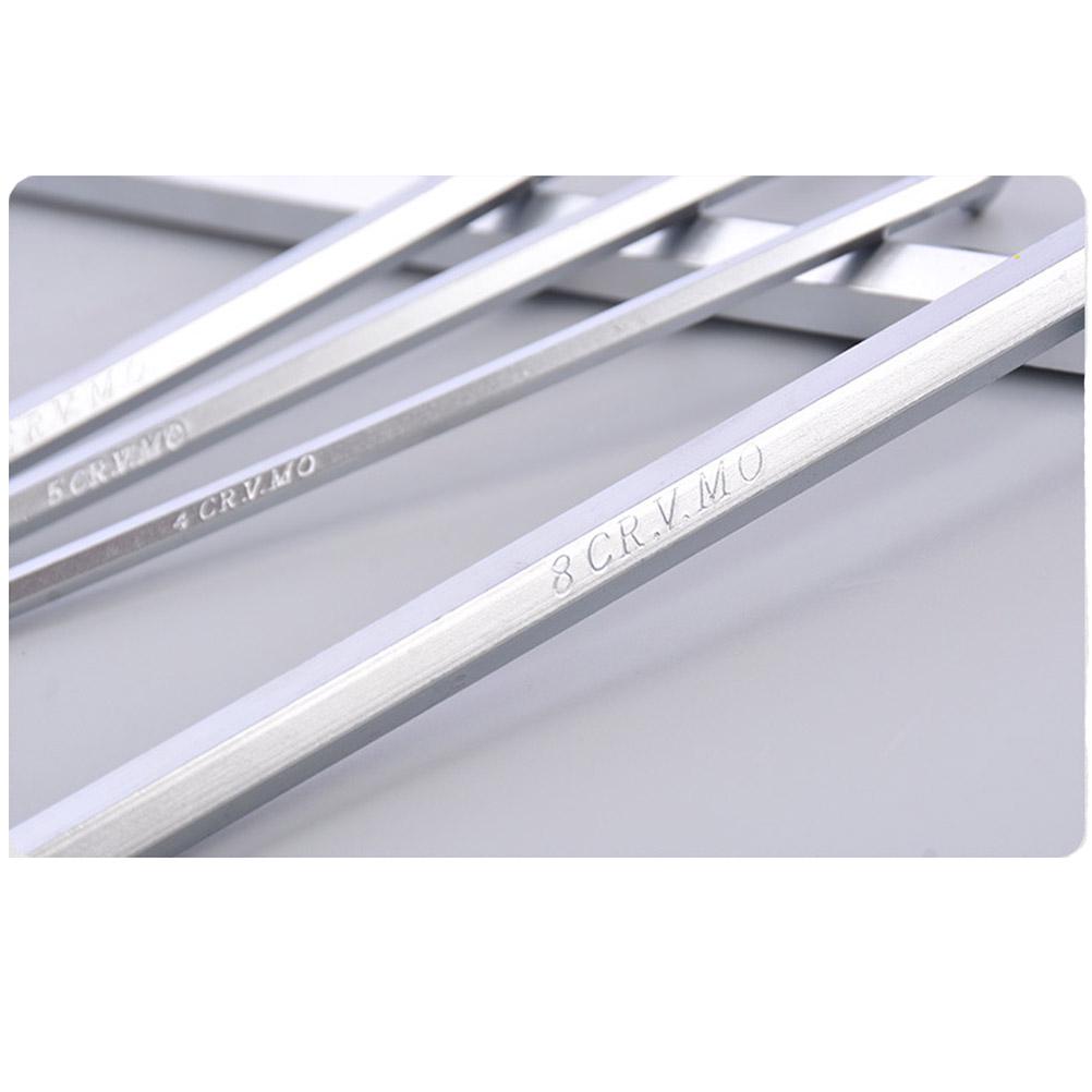 Buy 9Pcs High-carbon Steel Allen Wrench Chrome Plating Hex Key Tool Set ...