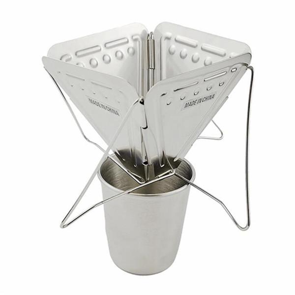 Buy Portable Coffee Drip Folding Coffee Dripper Outdoor Camping Coffee ...