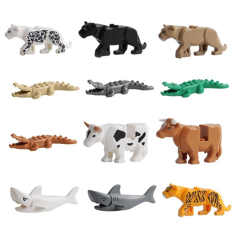 Buy Animal Building Blocks Kids Toys DIY Models Ornaments Educational ...
