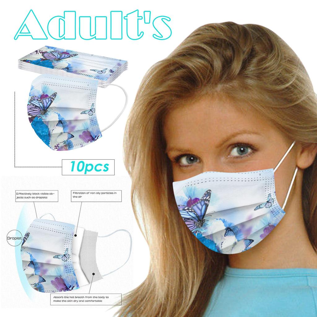 Cheap [FAY] 10PCS Adult Butterfly Disposable Protection Three Layer ...
