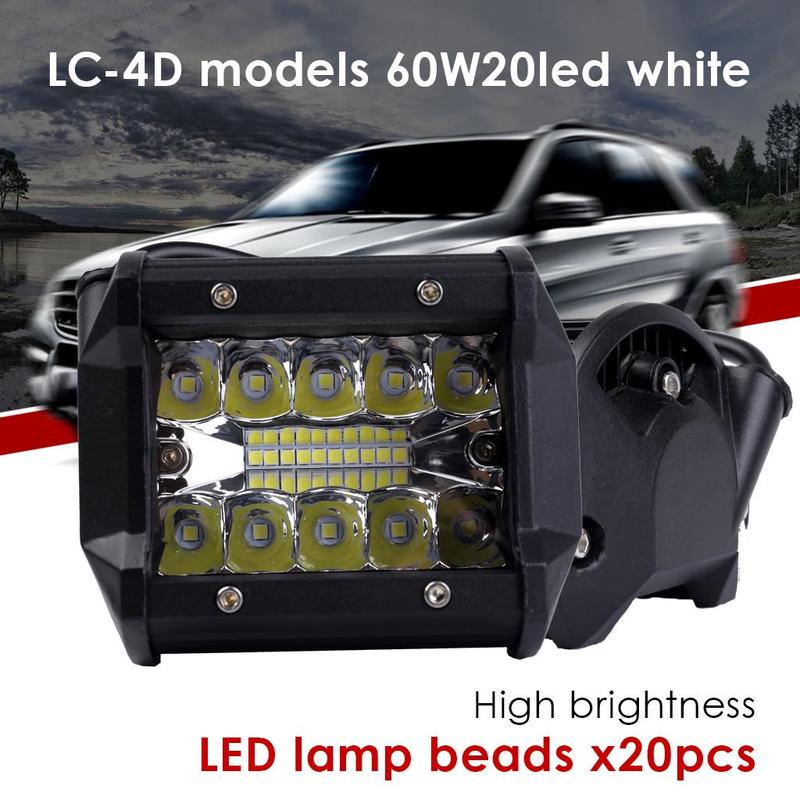 4 Inch 60w LED Bar LED Work Light Bar for Driving Offroad Boat Car ...