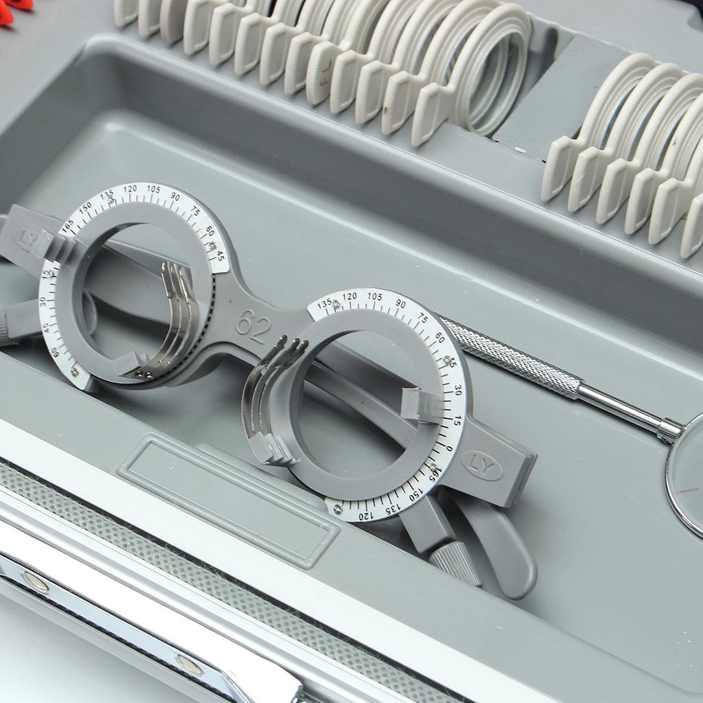 Buy 266Pcs Optical Trial Lens Set Optometry Kit Case Free Trial Frame ...