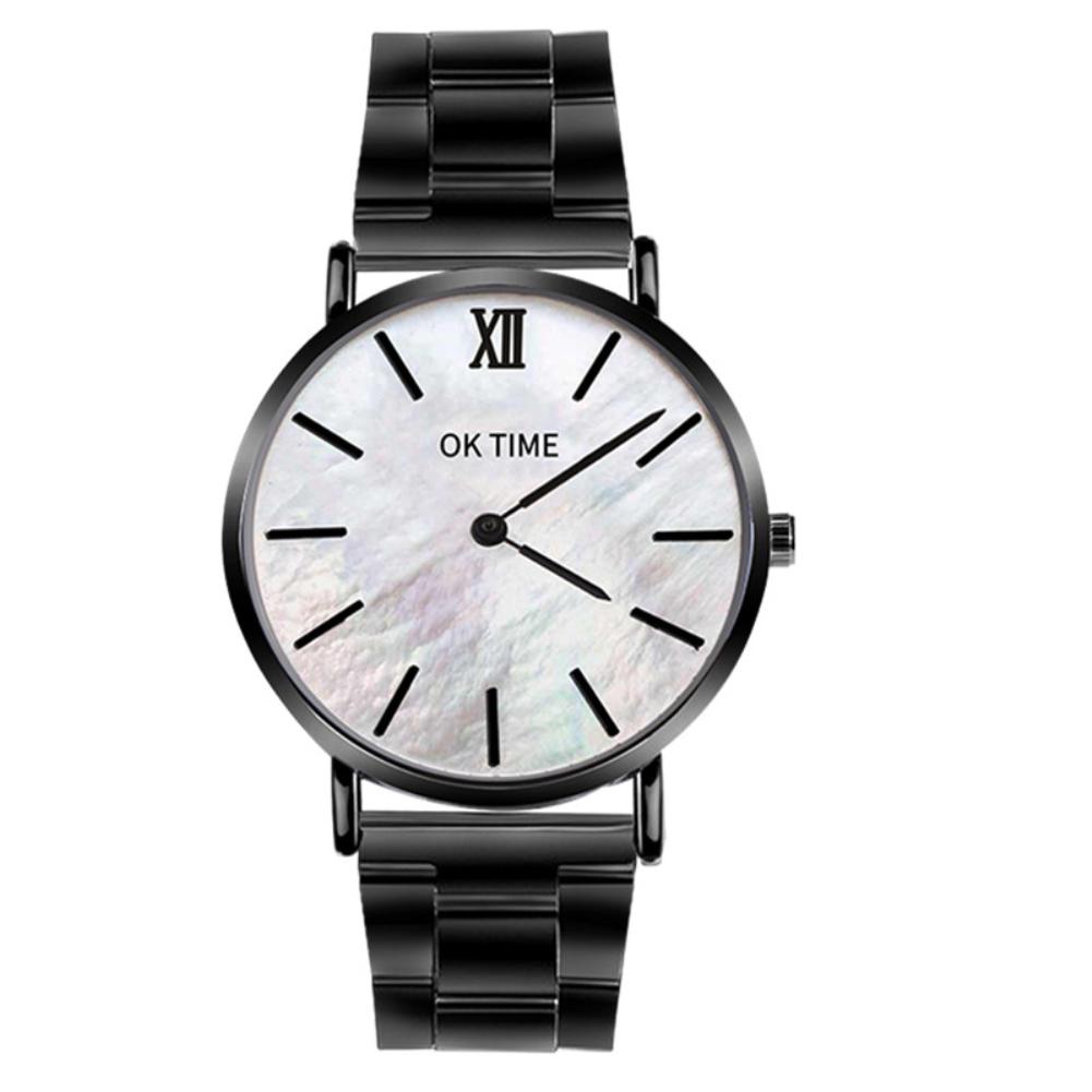 Buy Boom Watch Band Alloy Dial Seashell Color Round Analog Quartz ...