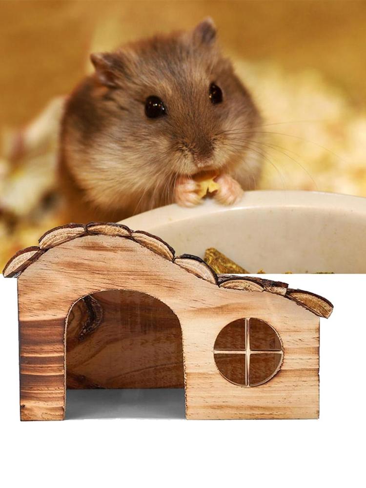Buy Log Hamster Log House Villa Fashion Exquisite Pet Nest Small Pet ...
