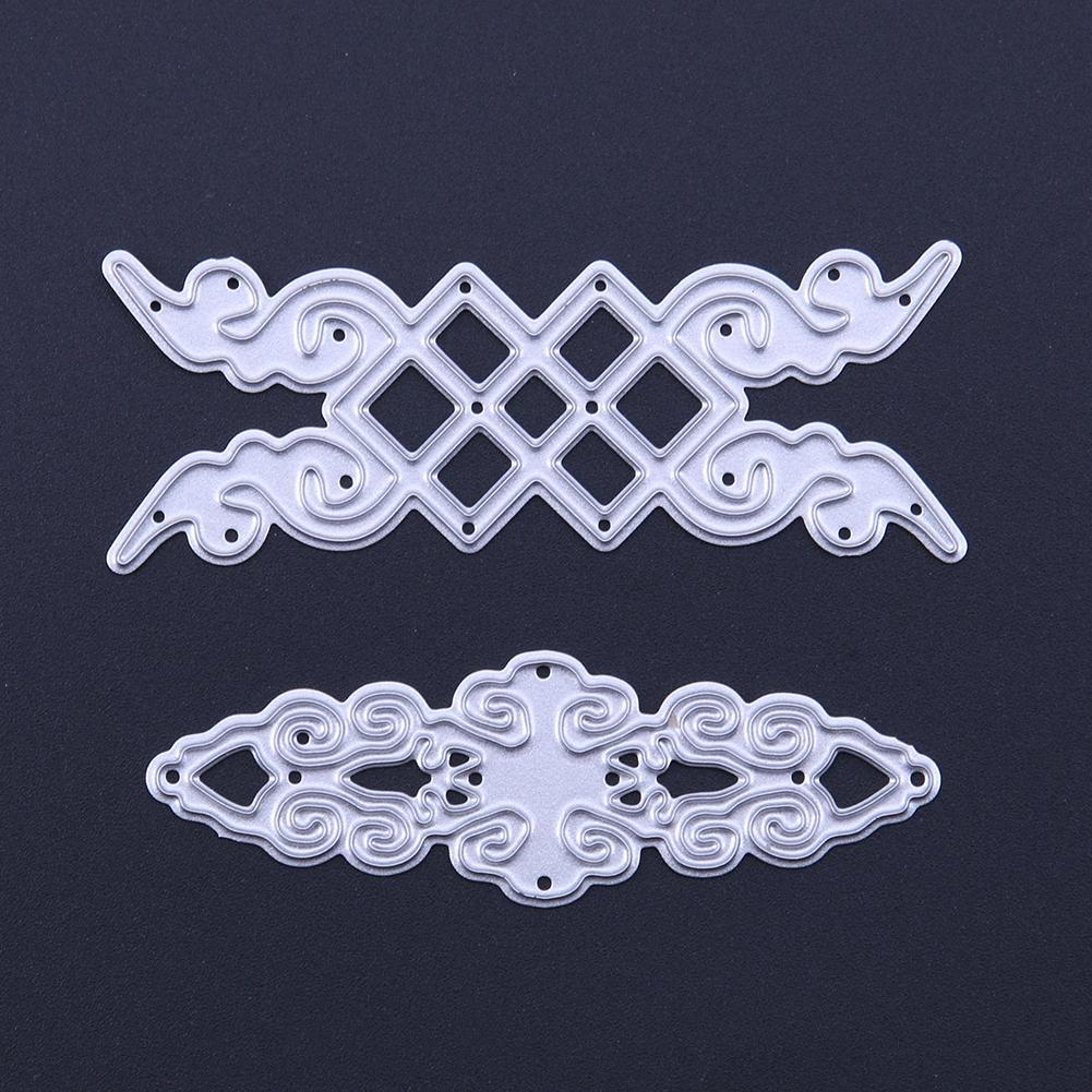 Buy Thread Ornamental Design DIY Metal Stencil Scrapbook Craft Cutting ...