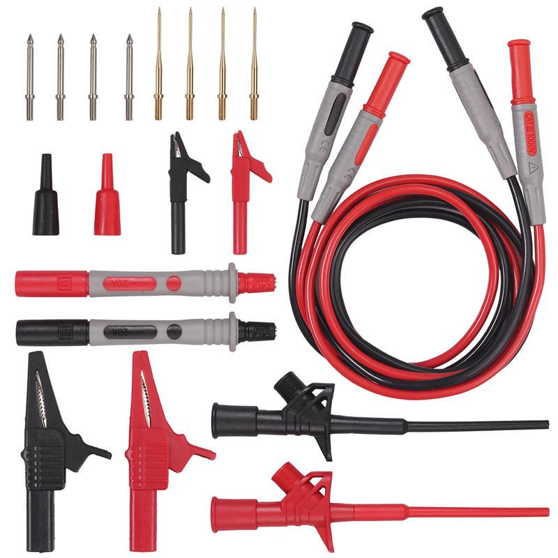 Buy Test cable Set Multimeter Test lead Test probes Test lead Crocodile ...