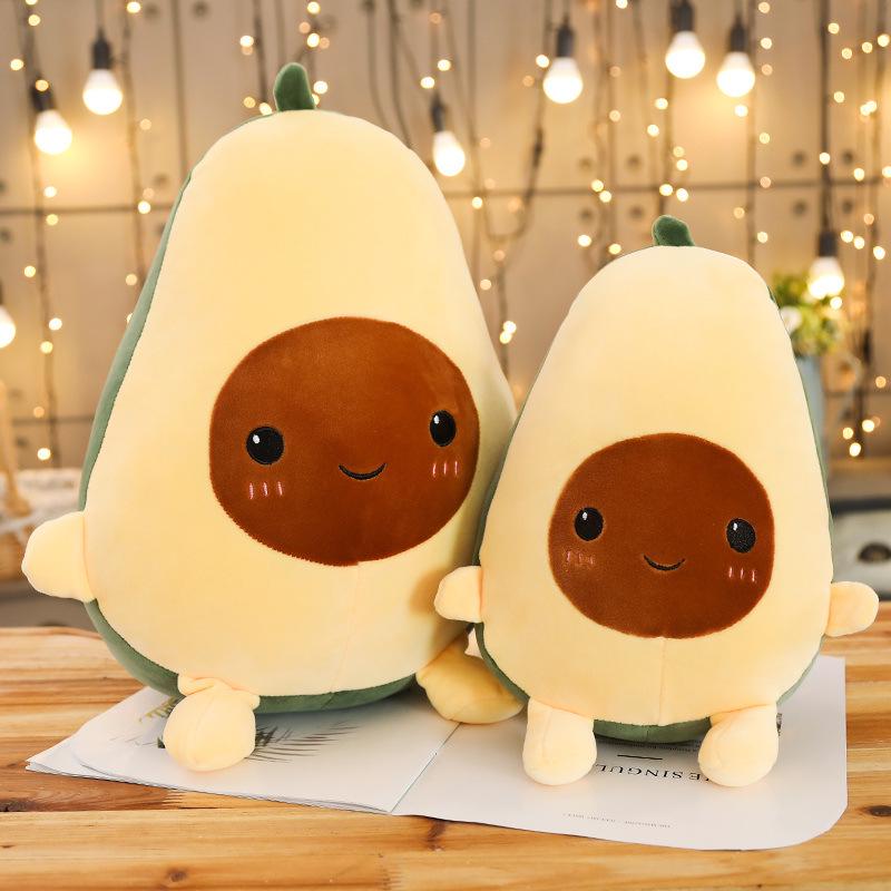 Buy 30-50CM Cute Avocado Stuffed Plush Toy Soft Baby Doll Cartoon Fruit ...