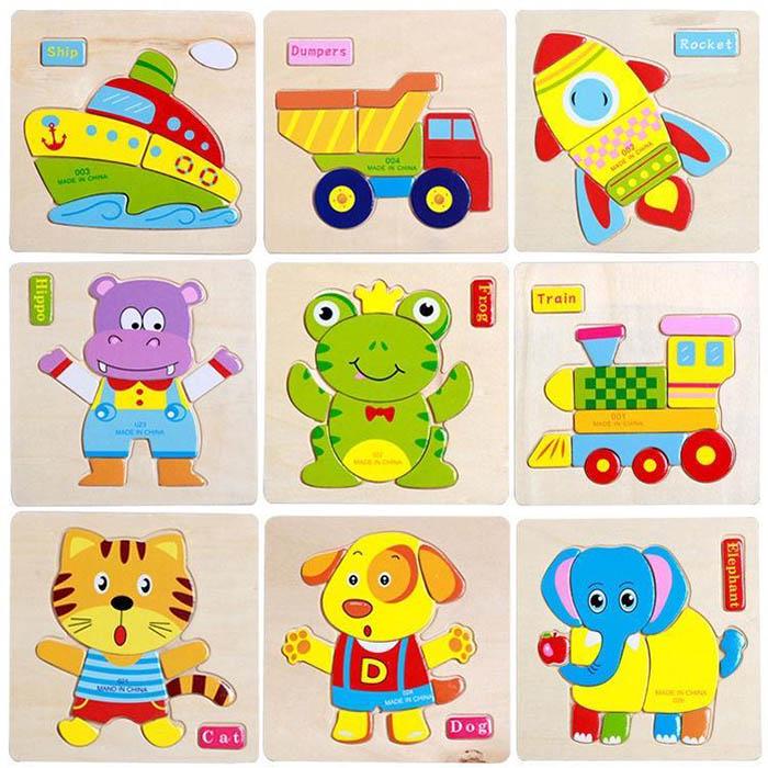 Buy Baby Educational Kids Children Intellectual Developmental Wooden ...