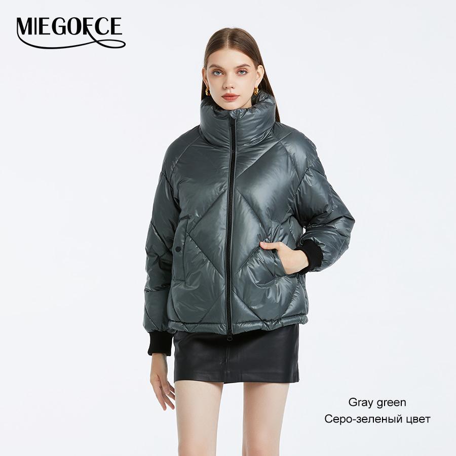 Cheap MIEGOFCE Autumn Winter Simple Style Women's coat Windproof Stand ...
