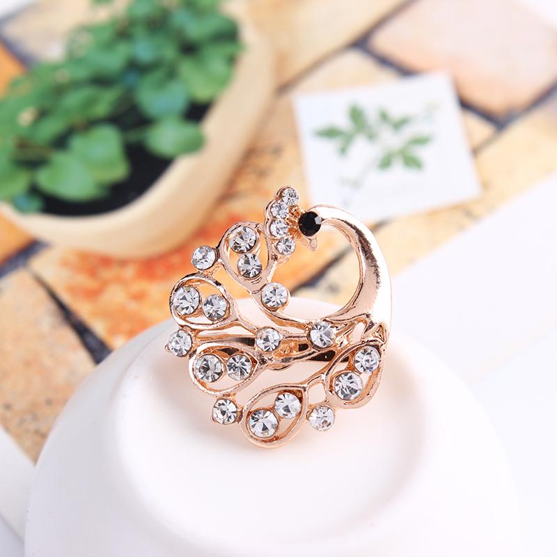 Buy Retro Peacock Sweater Pin Brooch Female Brochette Scarf Buckle ...