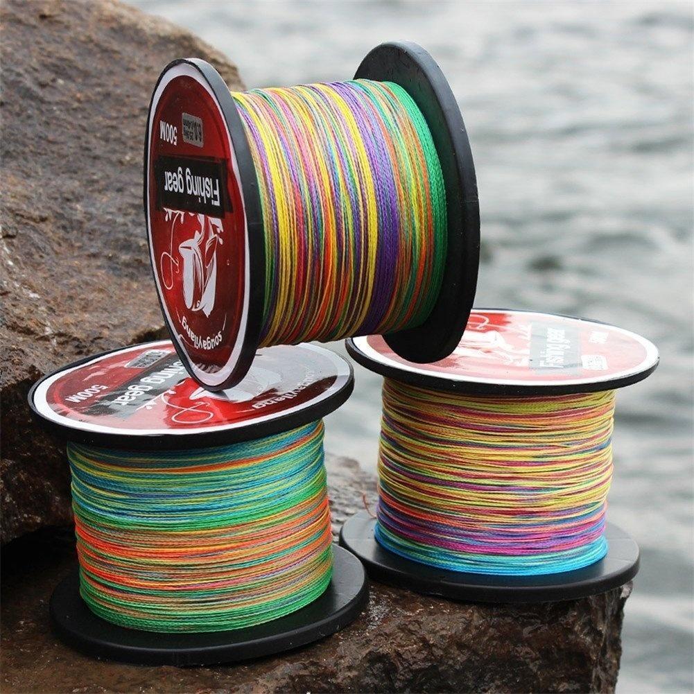 Buy Fishing Lines 12lb-72lb Braided Fishing Line Strong 4 Strands ...